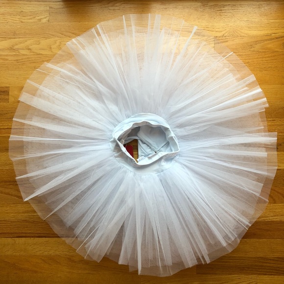 Capezio | Skirts | Capezio White Practice Platter Tutu For Dancers ...